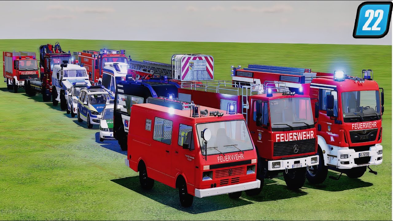 LS22 FEUERWEHR - Alle Einsatzfahrzeuge die zum DOWNLOAD sind 🚒 - YouTube