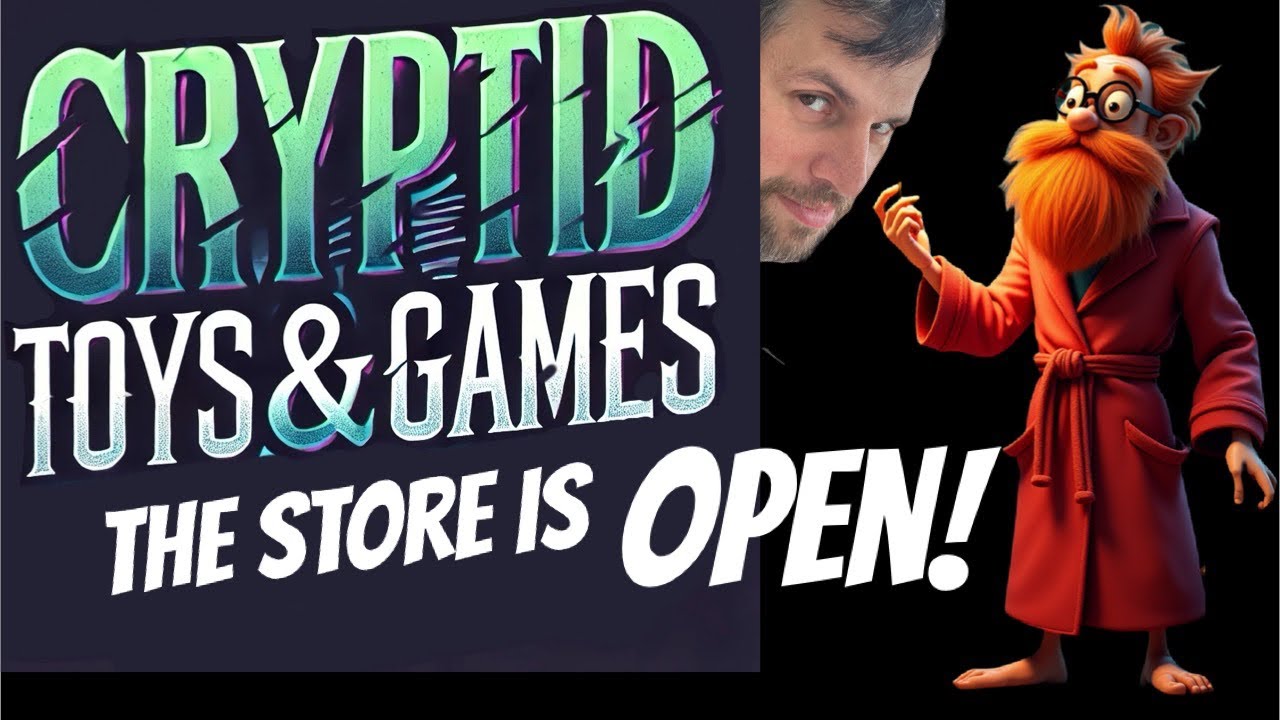 Cryptid Toys & Games is OPEN!!! 7 Days a week. - YouTube