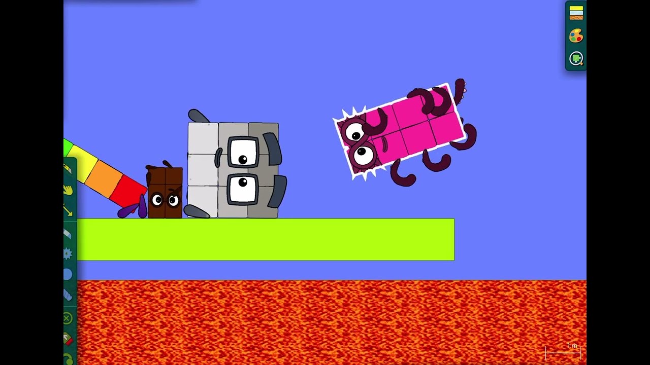 Numberblocks Floor is Lava part17 - YouTube