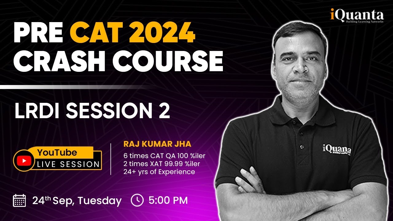 Pre CAT Crash Course 2024 | LRDI Session 2 | CAT LRDI - YouTube