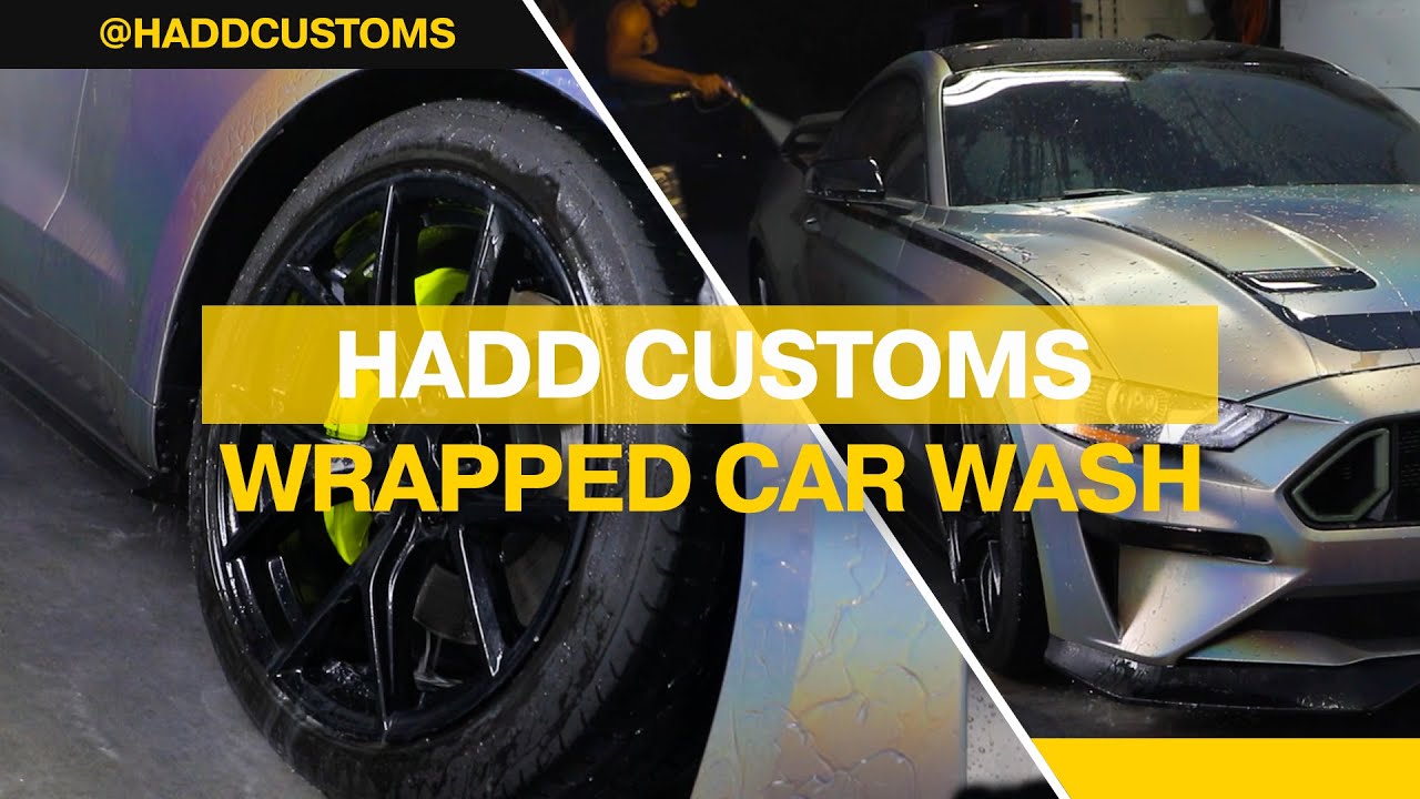 HADD Customs How-To: Wash a Custom Car Wrap the Right Way - YouTube
