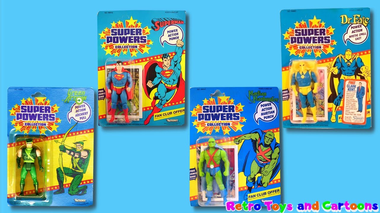 Super Powers Collection Action Figures Kenner Commercial Retro Toys and ...