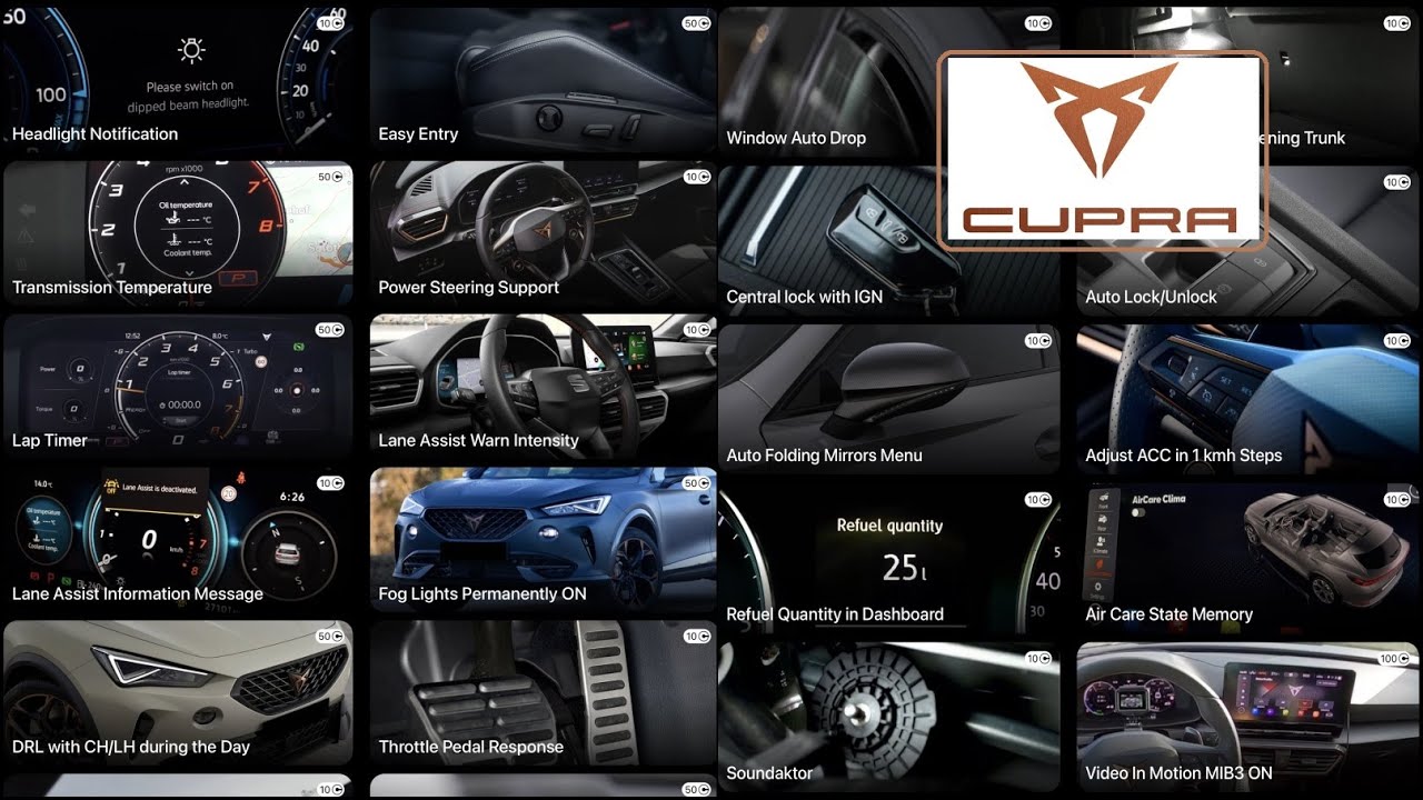 Cupra Formentor - Mods with OBDeleven - YouTube