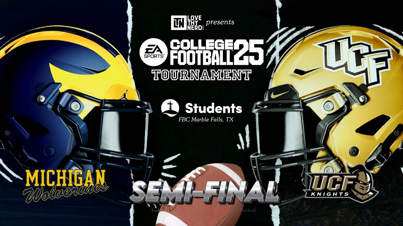 College Football 25 Tournament | Semi-Final #1 | Michigan Wolverines v ...