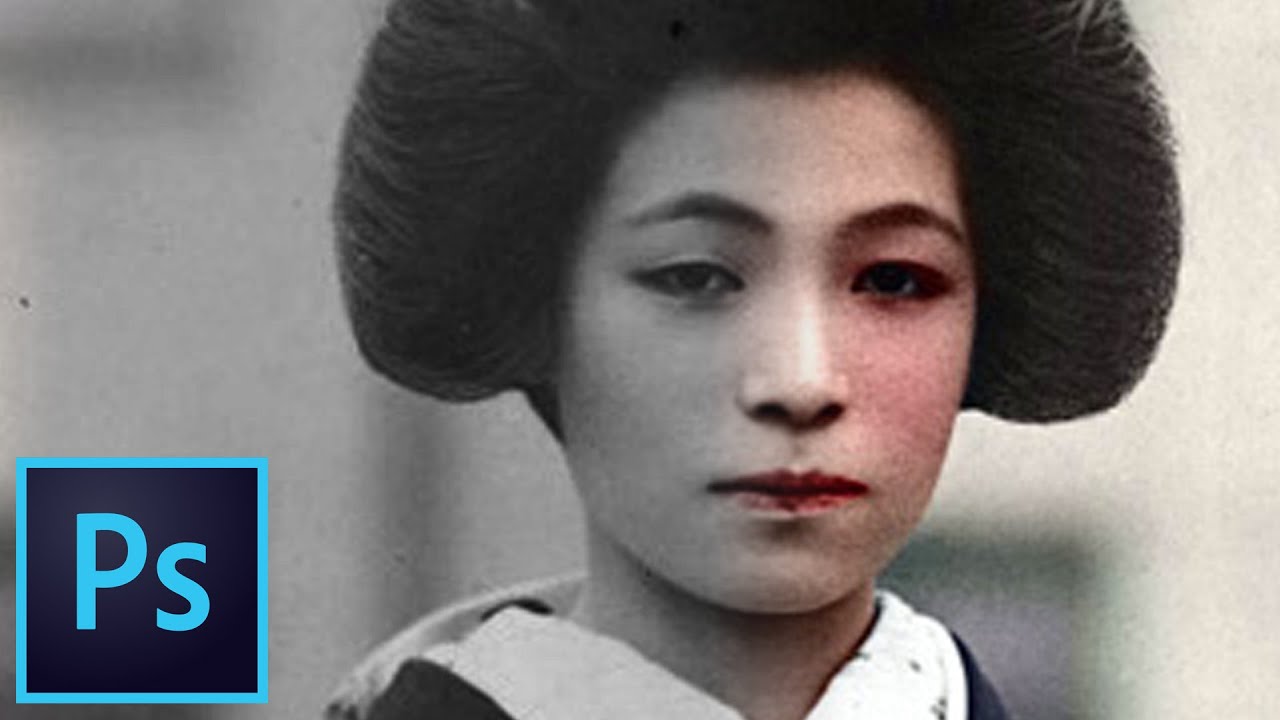 Traditional Japanese Wedding Photograph (C1955) Photoshop Colourisation ...