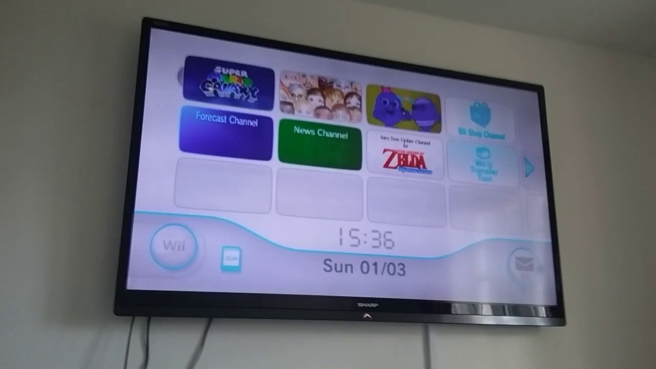 Wii menu forecast channel error - YouTube