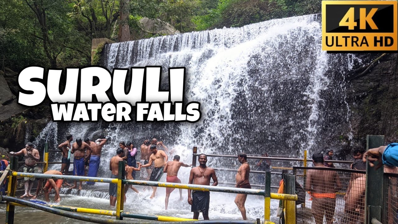suruli water falls in theni | grapes garden | yengadapora 4k - YouTube