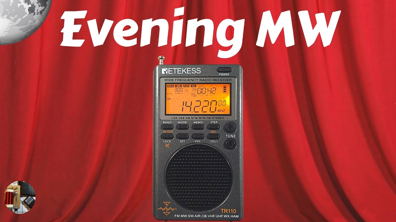 Retekess TR110 Shortwave SSB Radio Evening MW - YouTube