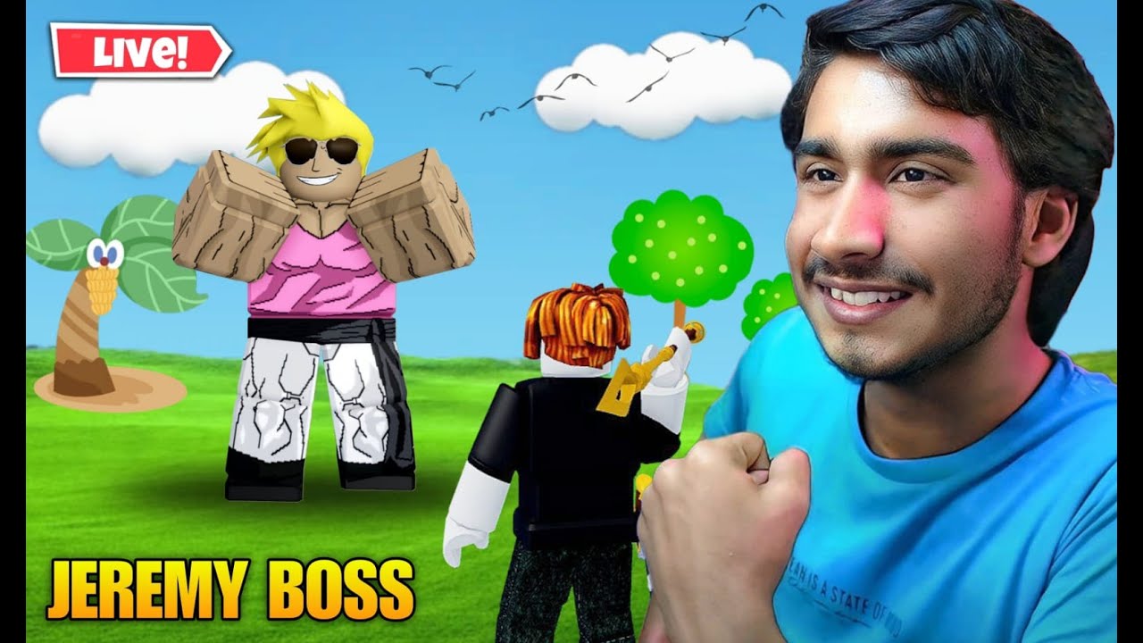 🔴Finally I Defeat second sea JEREMY BOSS😍||| #rohitgamerx #live #roblox ...