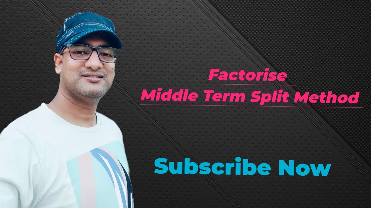 Factorise... Middle Term Split Method #maths #learning #learn #study # ...