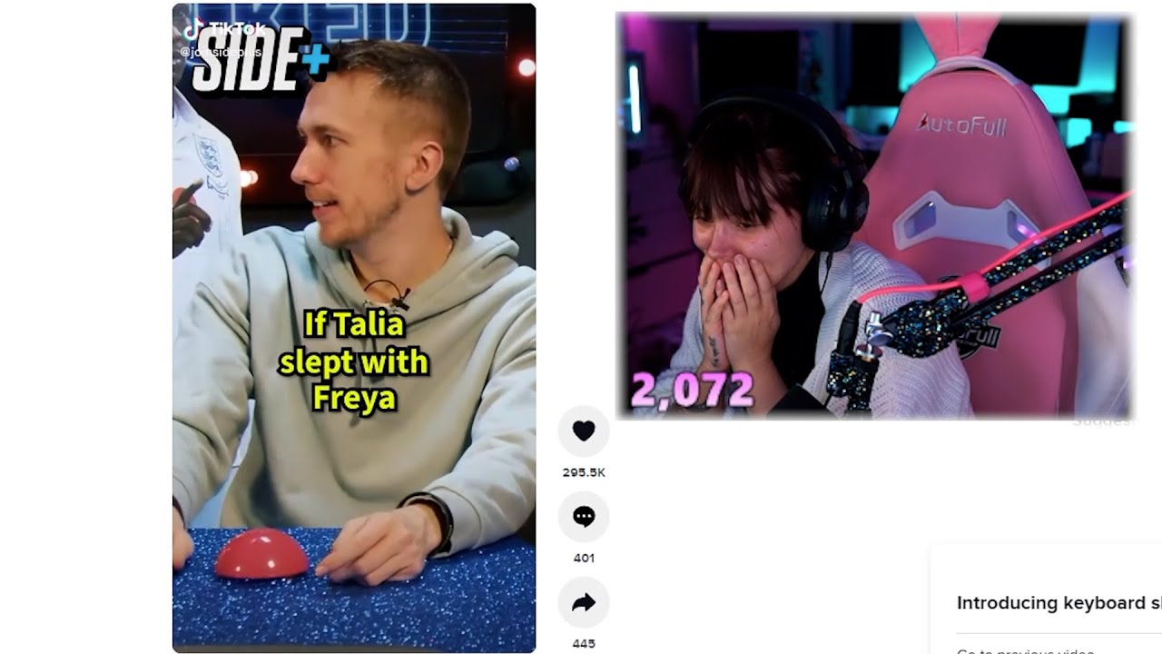 Talia Mar Reacts To Simon Talking About Talia & Freya On Side+ - YouTube