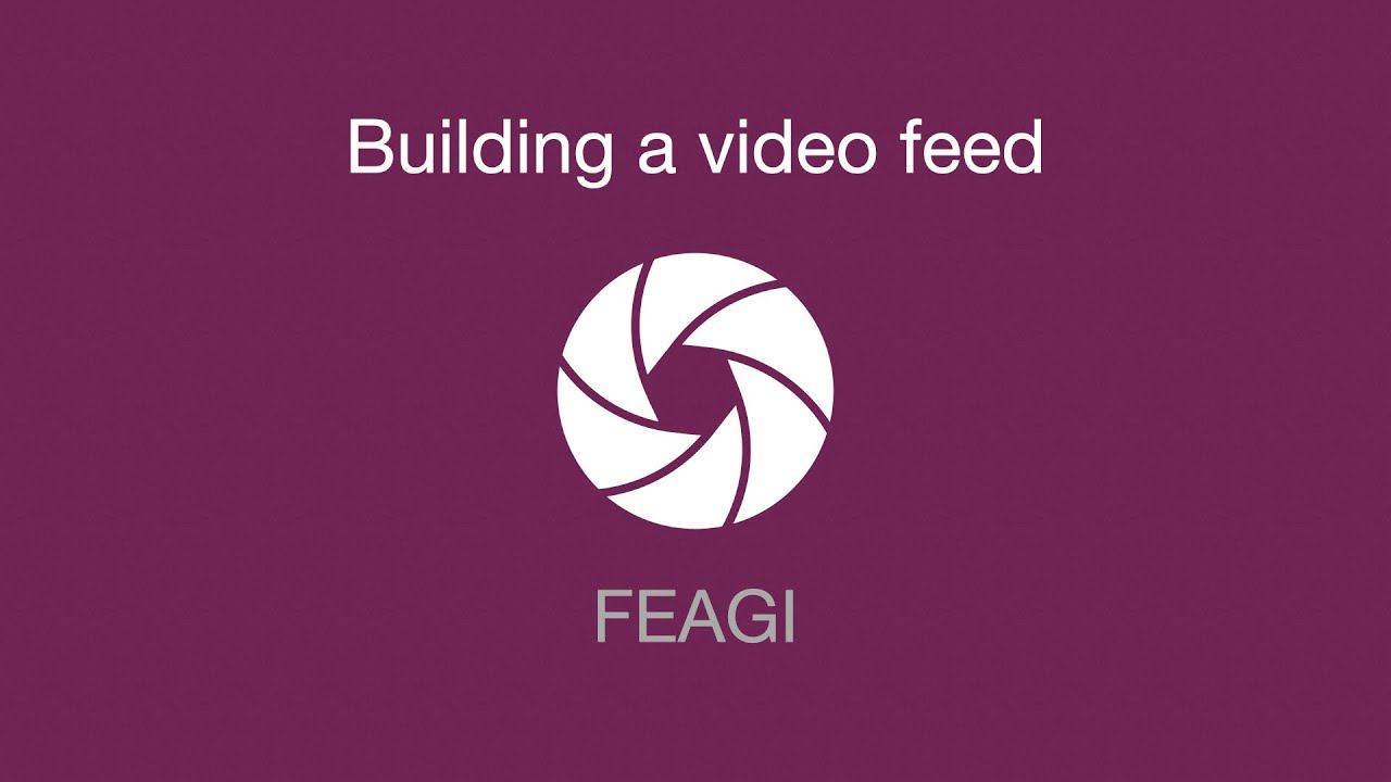 Setting up a video feed to FEAGI - YouTube