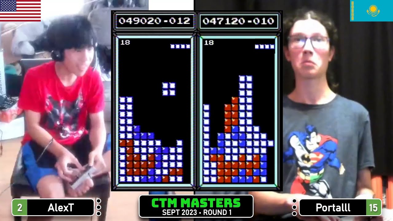 HIGHEST CUTOFF EVER? Alex T, Portal | Rd 1 | Classic Tetris Monthly ...