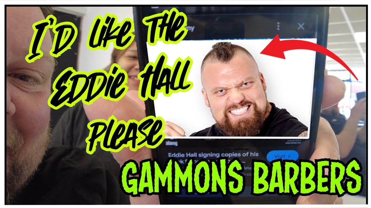 Give Me The Eddie Hall Haircut! | Visit Gammons Barbers In Newport ...