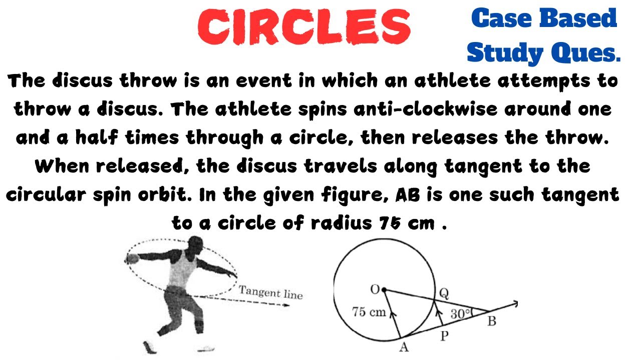 The discus throw is an event in which an athlete attempts to throw Case ...