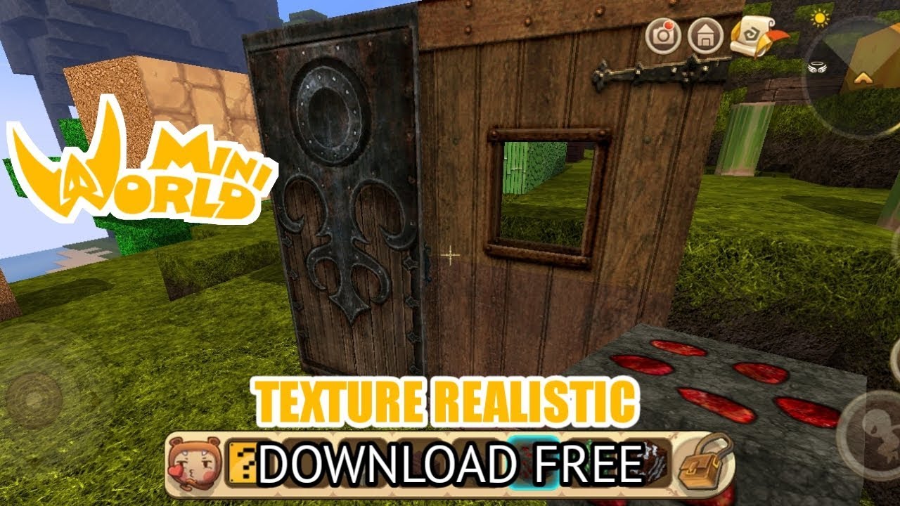 Texture Realistic V2 - Mini World: Block Art - YouTube