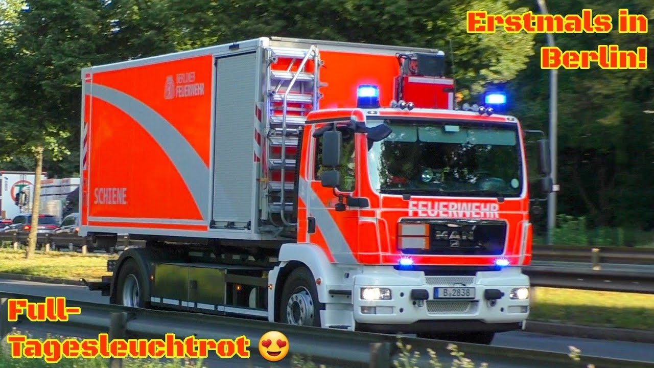 [🚒DAS NEUE ERSCHEINUNGSBILD🤩] Einsatzfahrt 》WLF-3639/4 ~ AB-Schiene || Berliner Feuerwehr / TD1 ...