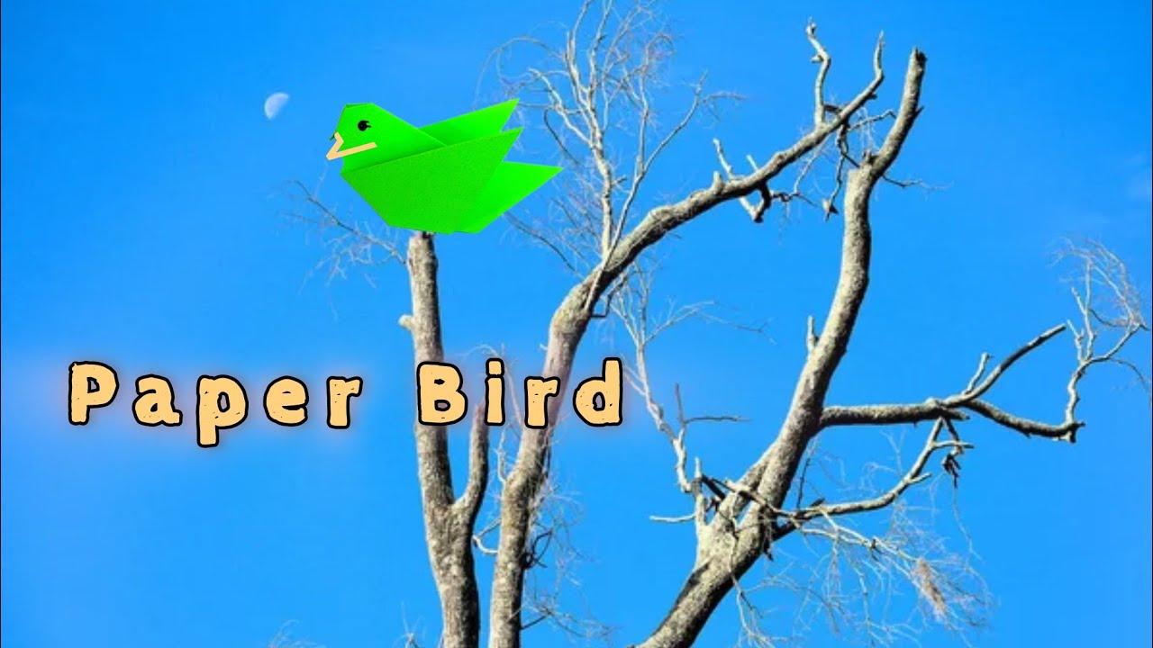 How to make a Cute Bird with Paper | paper Toys | Paper Bird - YouTube