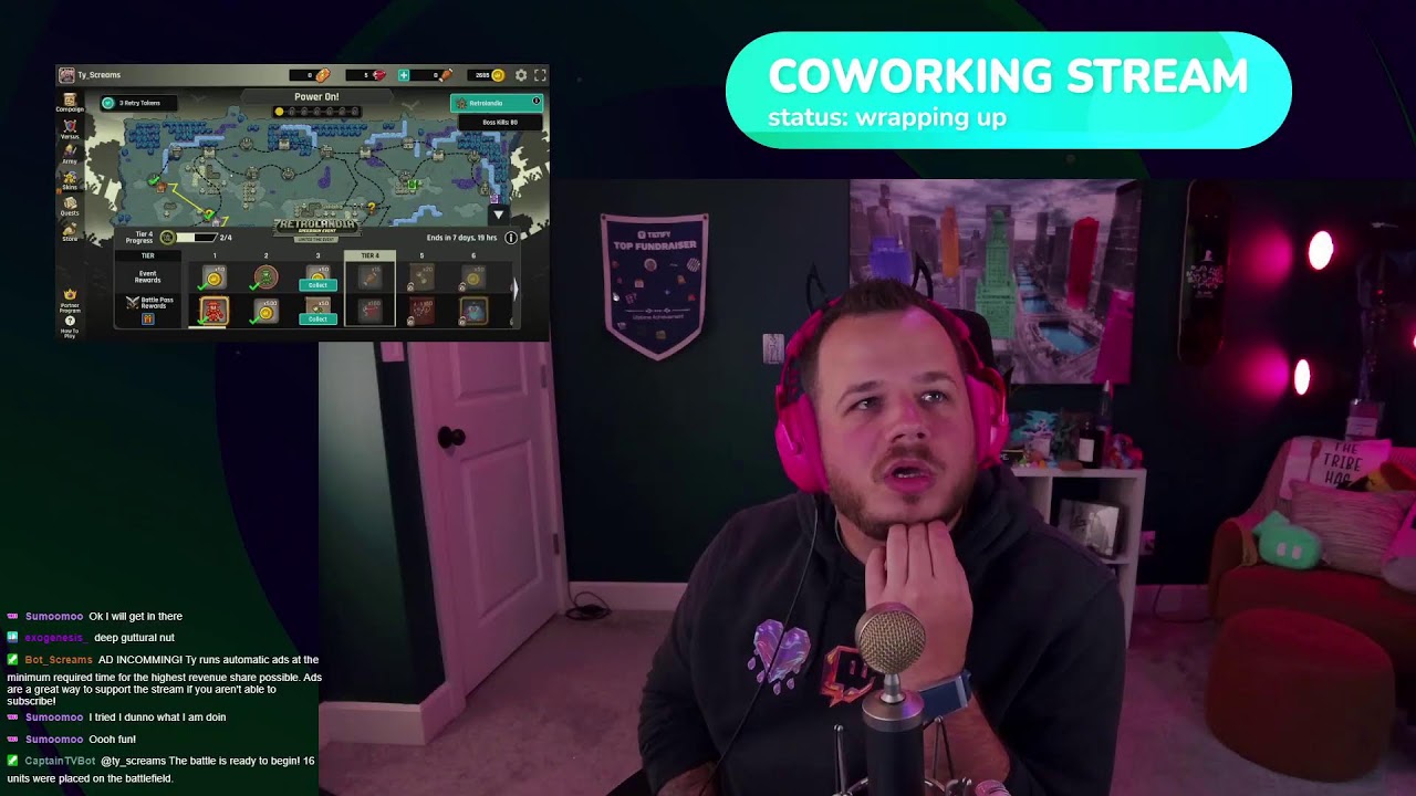 [COWORKING STREAM] vibing while I wrap up work for the day - YouTube