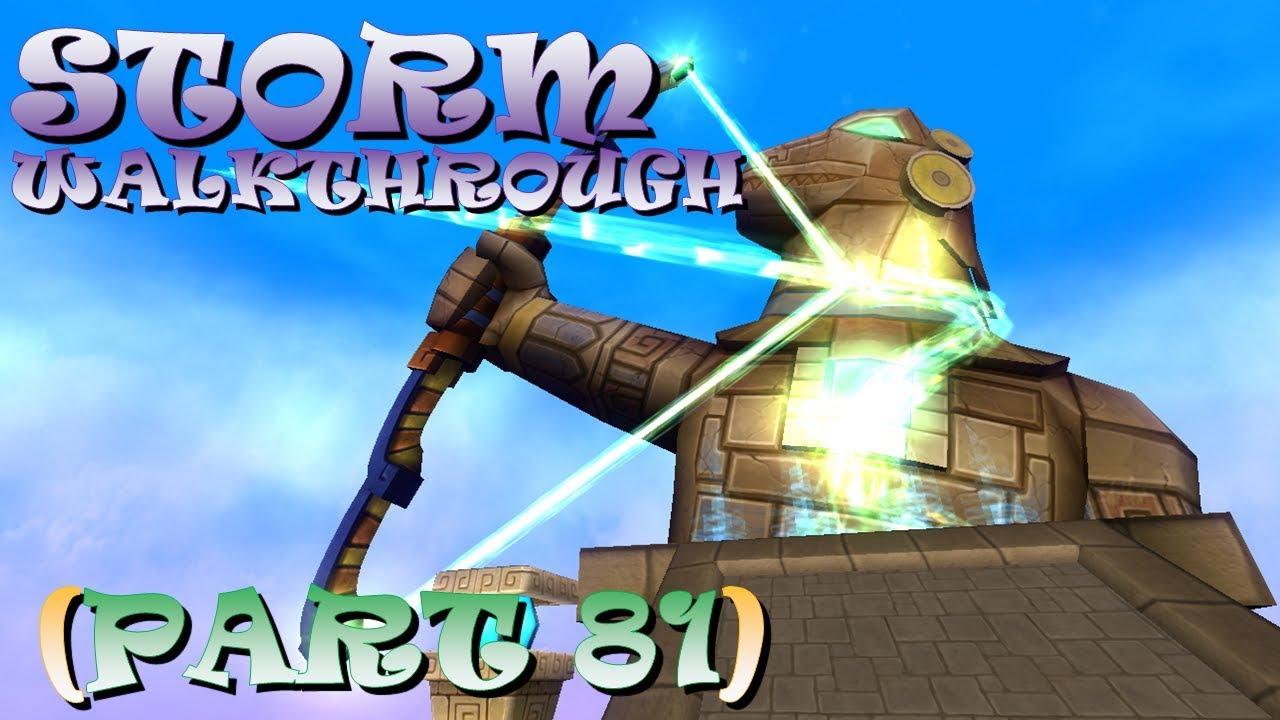 Wizard101-STORM Walkthrough (Part 81) Celestial Bow - YouTube