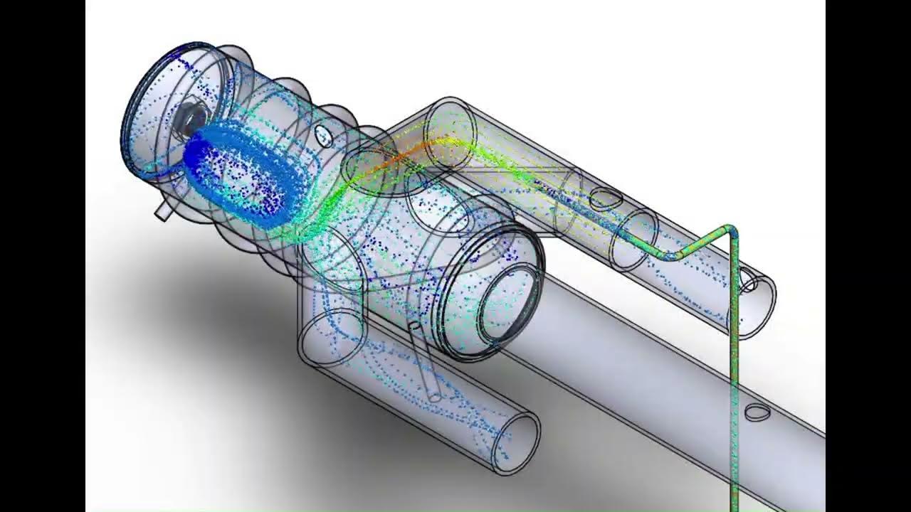 Fuel Injection Flow Simulation to a Valveless Pulsejet Engine - YouTube