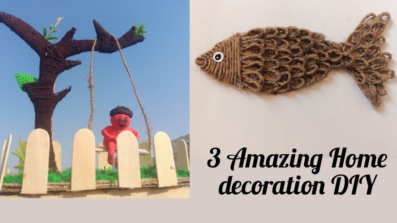 3 Elegant Home decoration ideas||Easy and simple handmade craft items ...