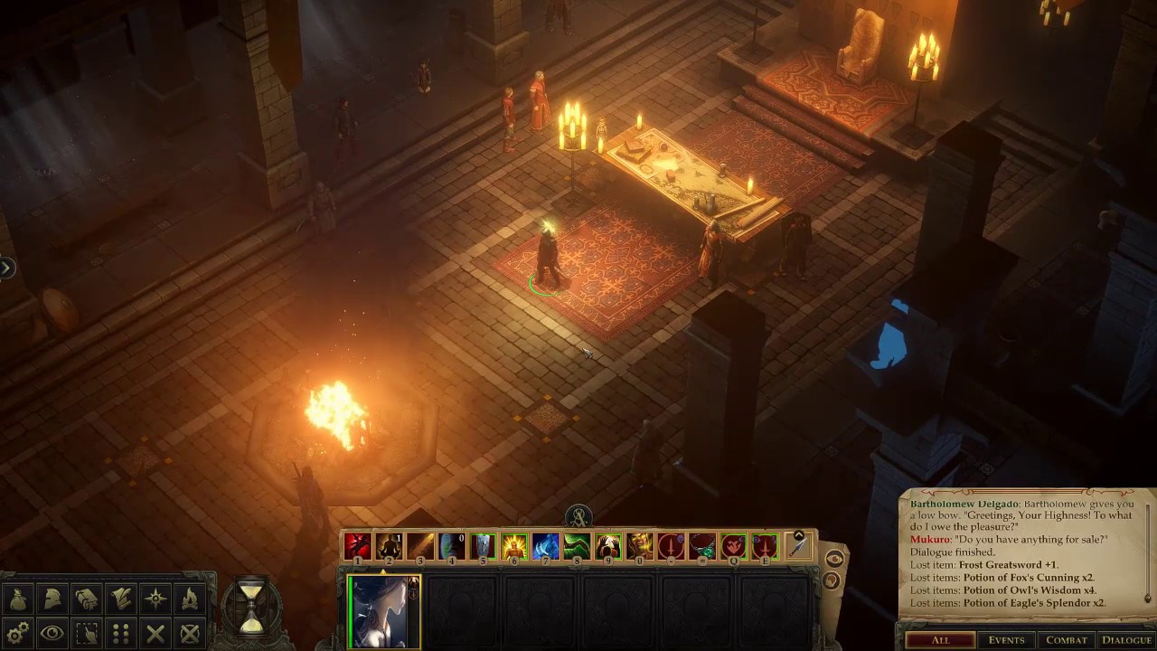 Pathfinder Kingmaker - Rogue Solo - loot demonstration after Farnirras ...