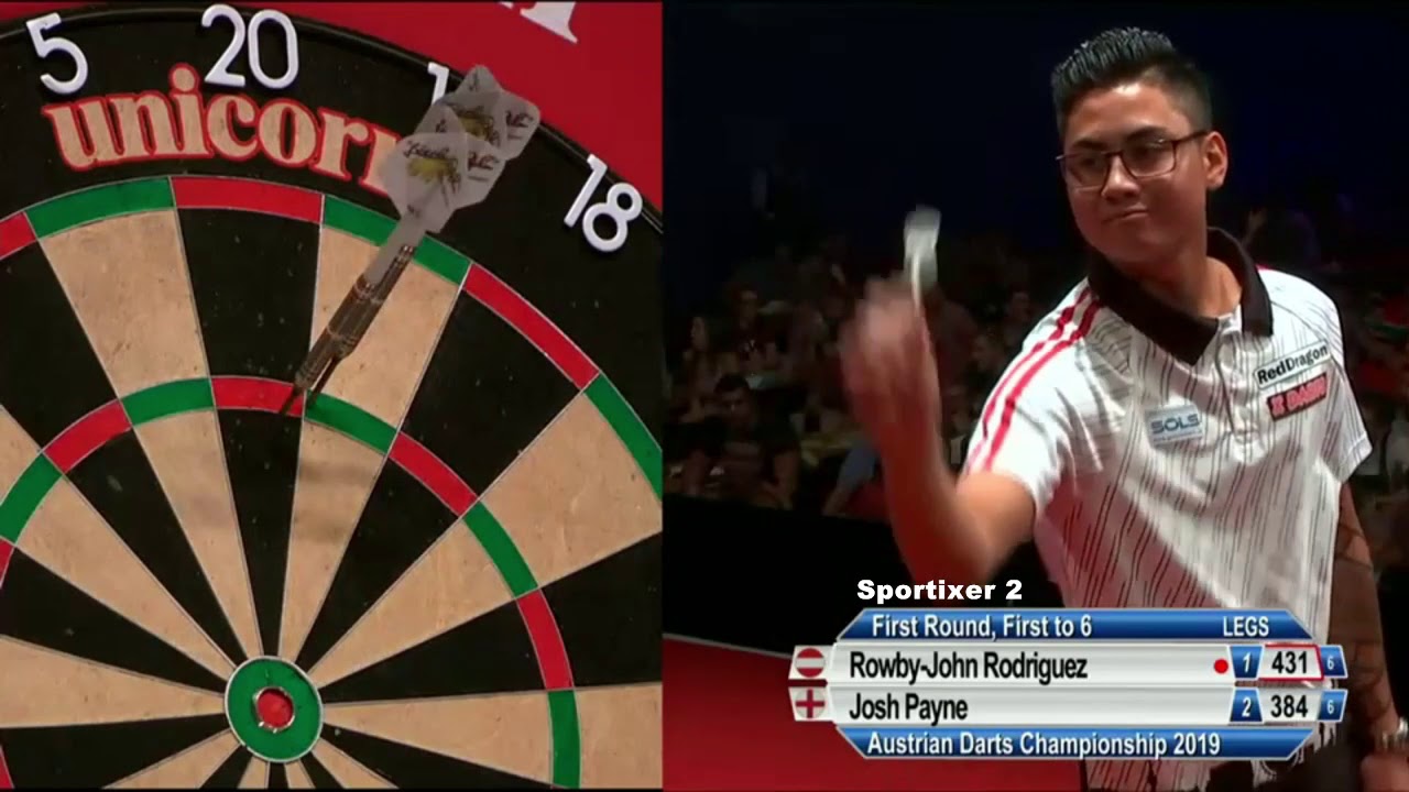 Josh Payne vs Rowby John Rodriguez | Austrian Darts Championship 2019 ...