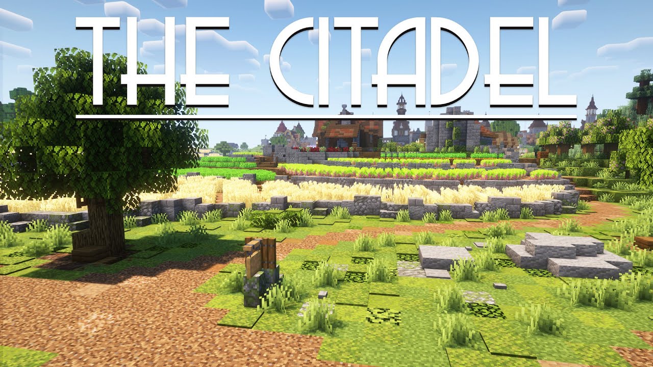 Green Spaces And Garden Paths | Minecraft | The Citadel - YouTube