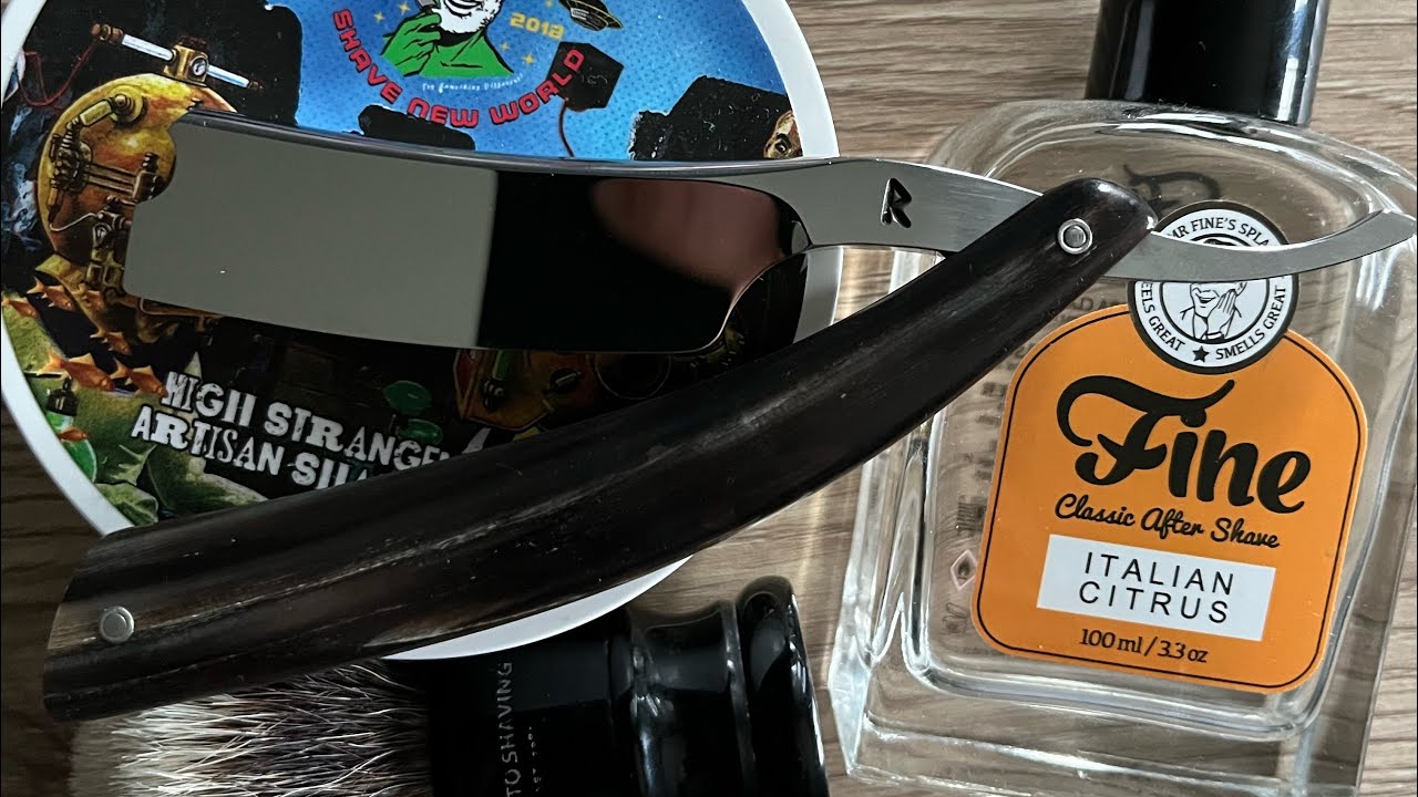 Shave with Spirit by Roman Kamlash straight razor - YouTube
