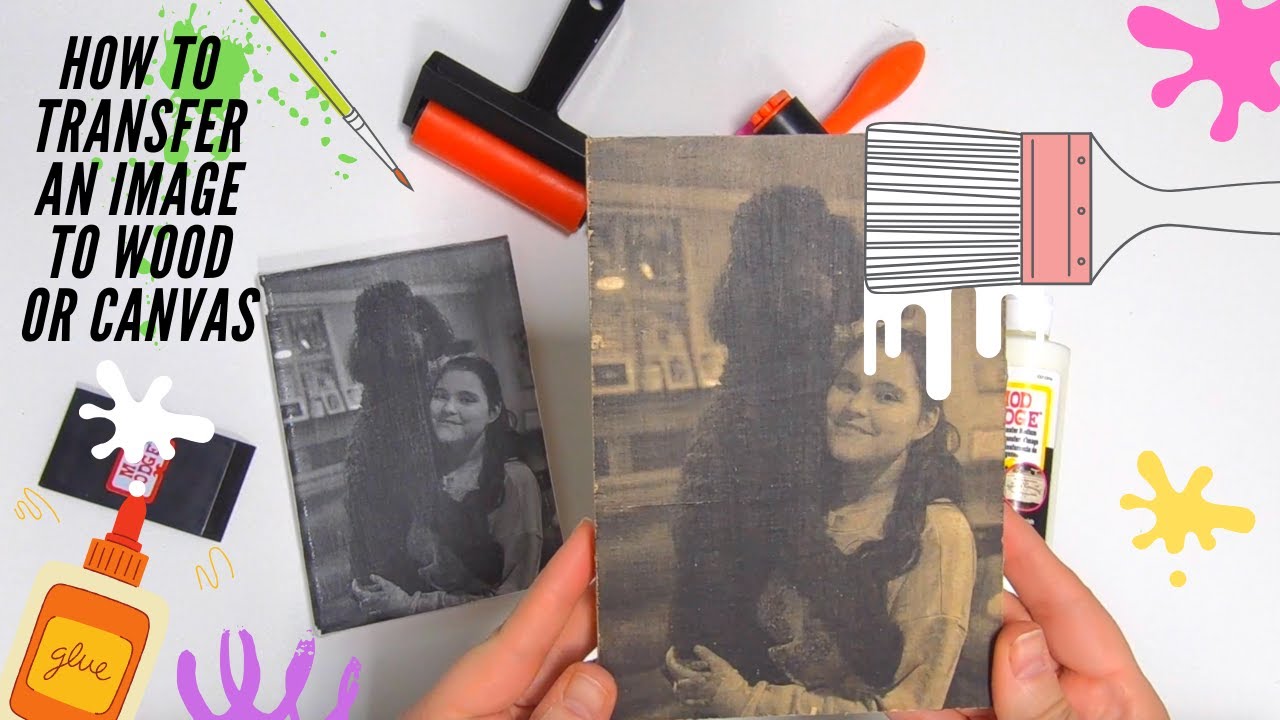 How To Transfer An Image to Wood Or Canvas? - YouTube