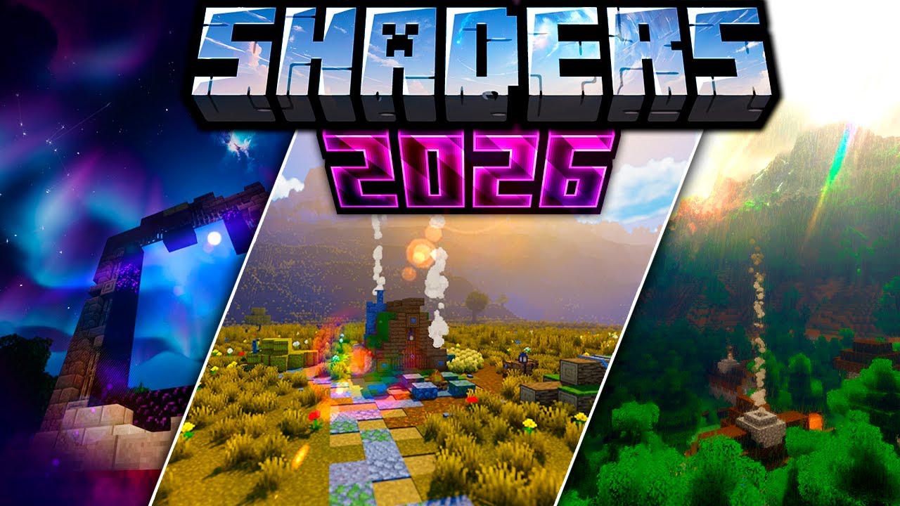 +20 SHADERS para Minecraft em 2026 | 20+ INSANE Shaders for Minecraft ...