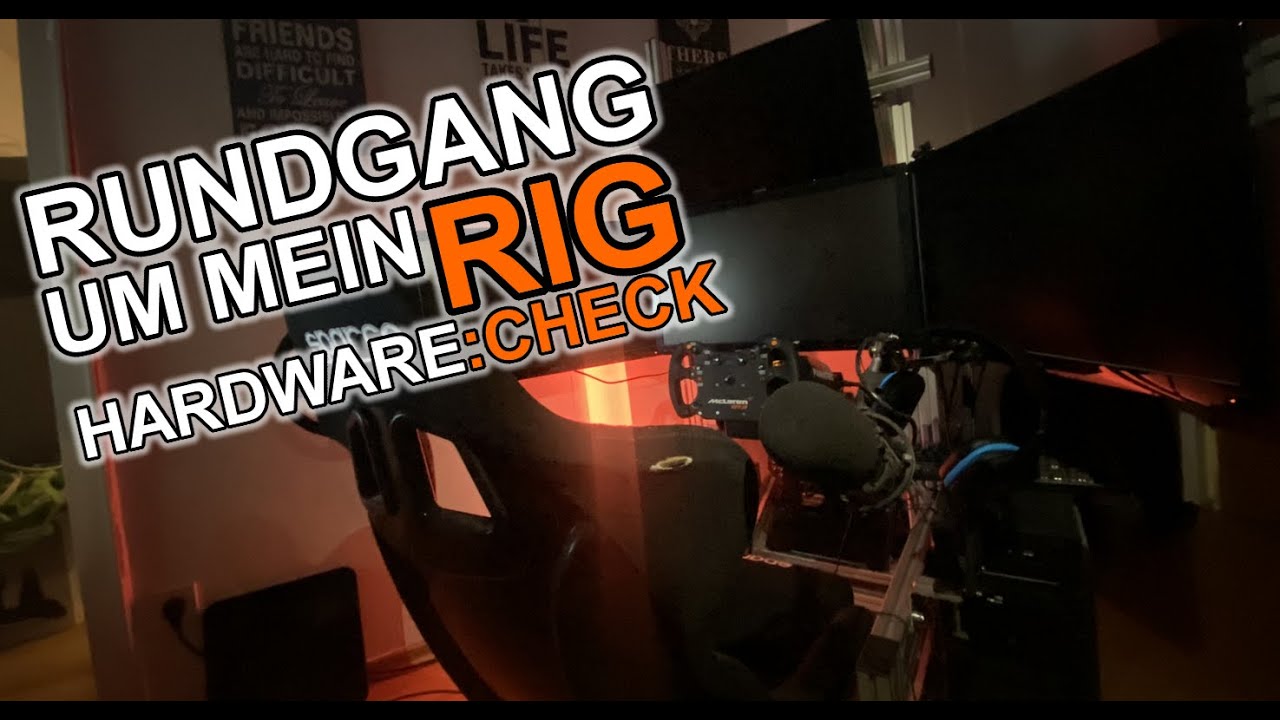 Meine aktuelle HARDWARE | RIG Rundgang Dezember 2021 | Simracing ...