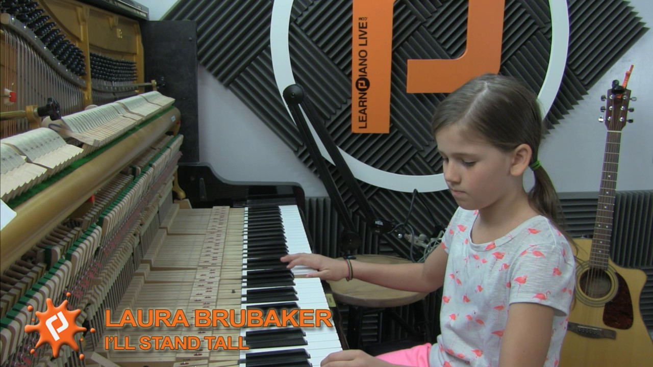 I'll Stand Tall piano cover by Laura Brubaker - YouTube