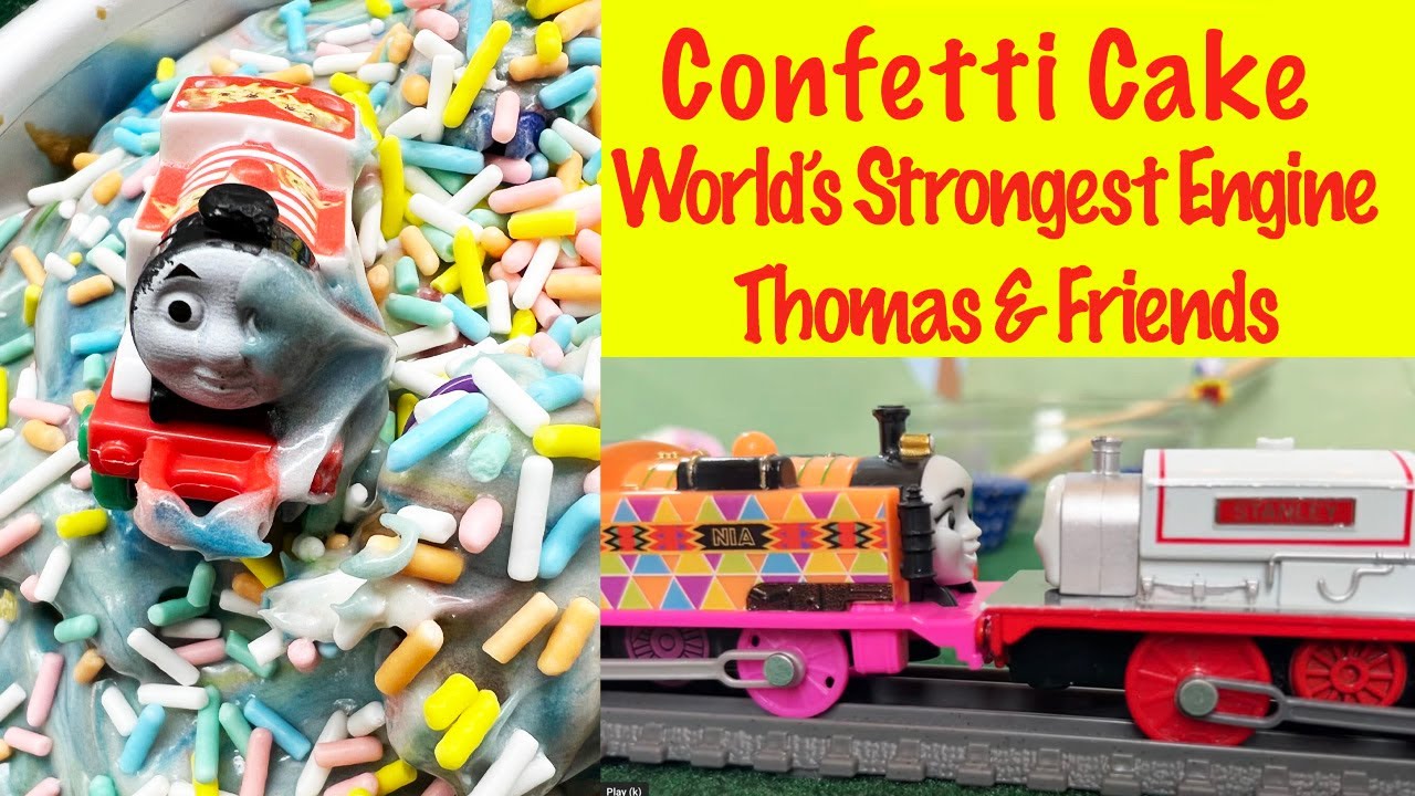Thomas & Friends Minis Fall into Confetti Cake! World's Strongest ...