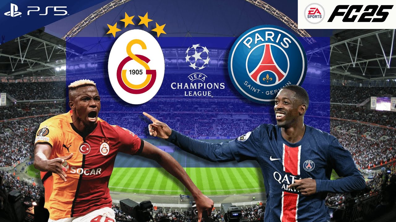 FC 25 - Galatasaray vs PSG - Champions League | PS5 (Console Games ...