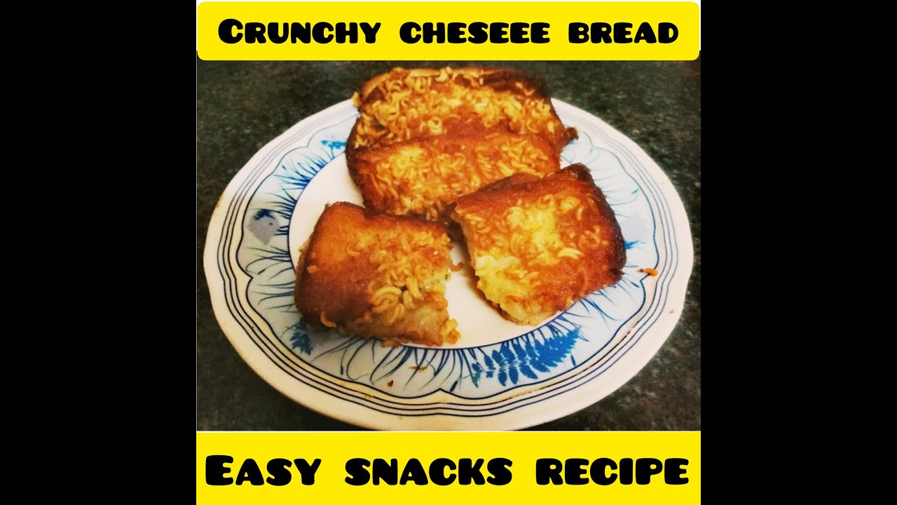Crunchy Cheese Bread| Crunchy Snacks Recipe|Bread Recipe|Instant Snacks ...