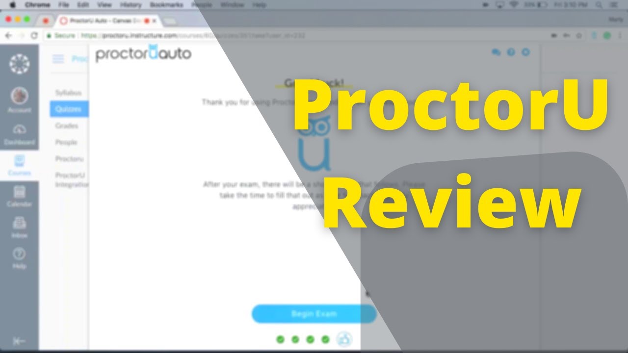 Proctoru: Create Account and take exams Online. - YouTube