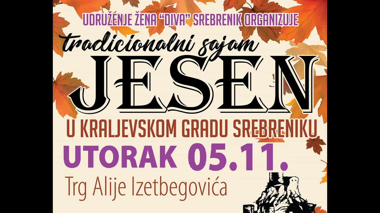 Tradicionalni Sajam "Jesen u Kraljevskom Gradu" u Srebreniku - YouTube