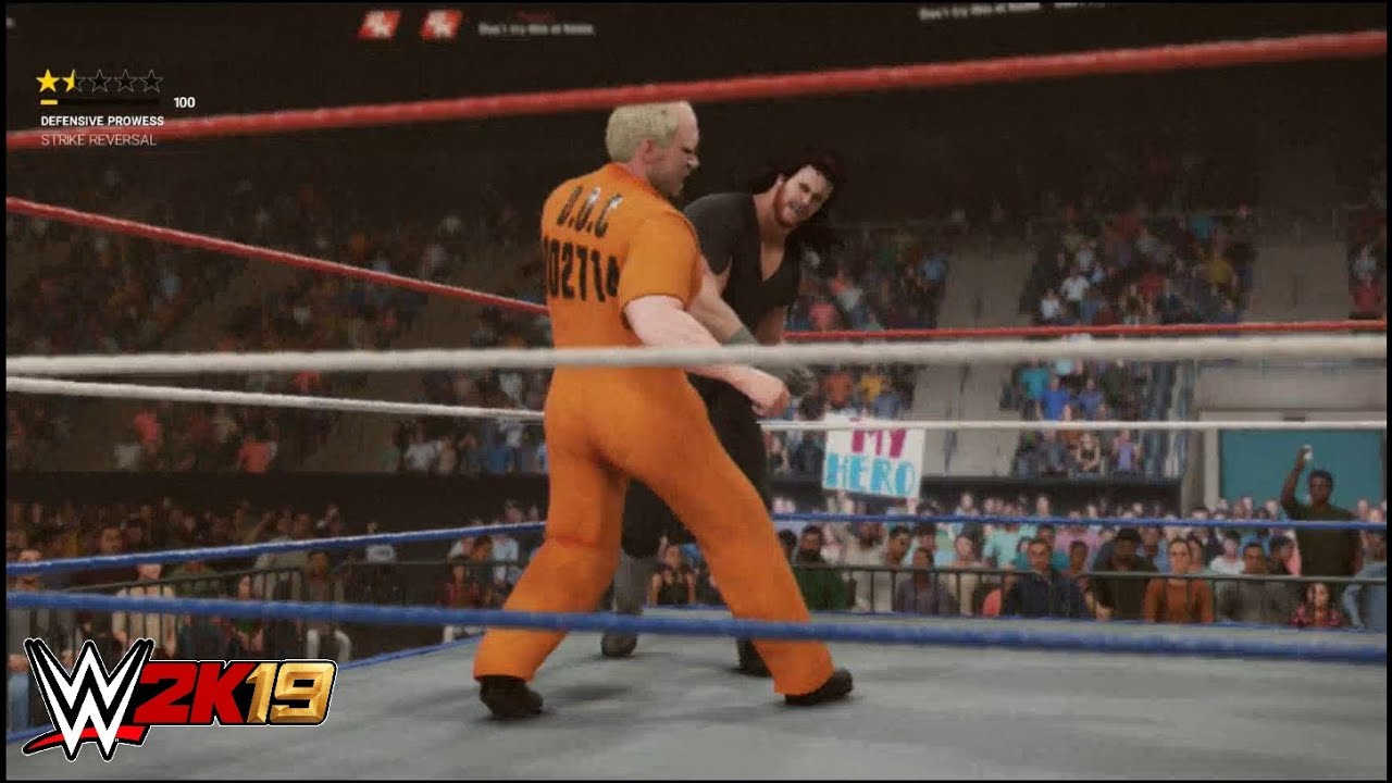 WWE 2K19 - The Undertaker vs. Nailz - YouTube