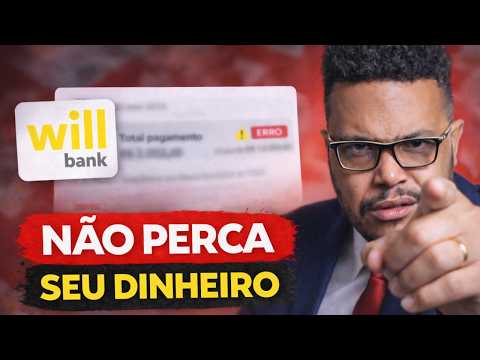 Cobrança errada do WILL BANK? FATURA ERRADA DO WILL BANK? Não pague antes de ver este vídeo!