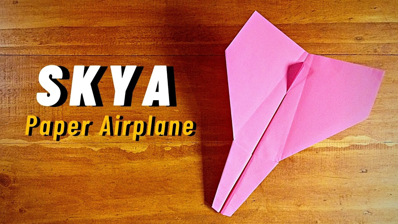 How To Fold Paper Airplane EASY For Longest Fly SKYA YouTube how-to-fold-paper-airplane-easy-for-longest-fly-skya-youtube
