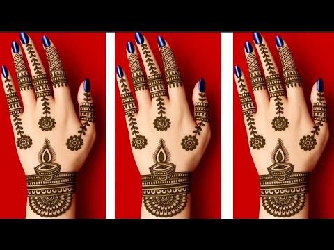 Happy Diwali 🪔 Special Mehndi Design ️ Simple Mehndi Design💖mahadir ...