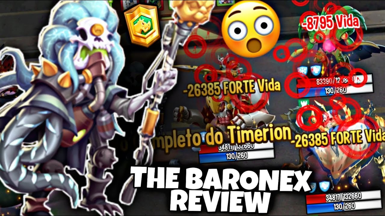 MUITO BOM!!! REVIEW DA THE BARONEX E BATALHAS INSANAS COM O MONSTRO!! É ...