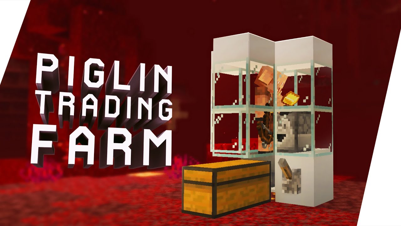 Cara Membuat Piglin Trading Farm - Minecraft Tutorial Indonesia - YouTube