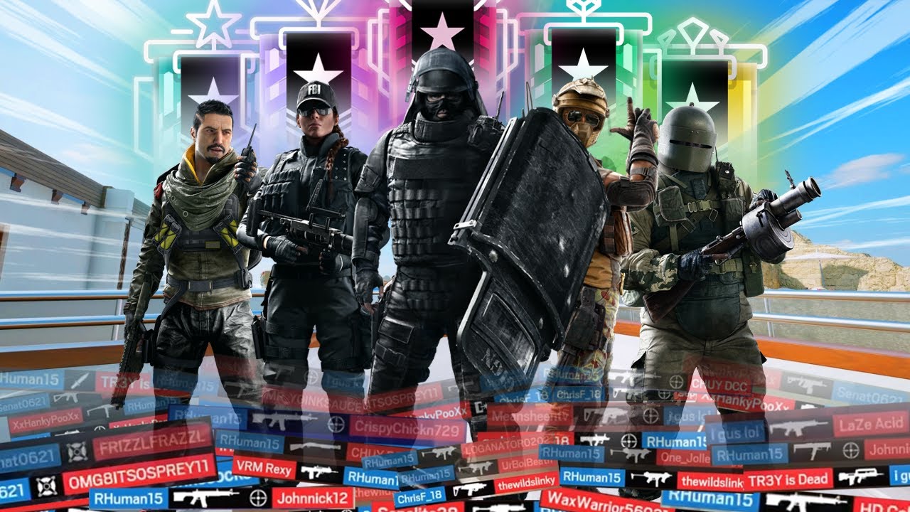 Rainbow Raiders Dominate Siege - R6 Funny Moments - YouTube