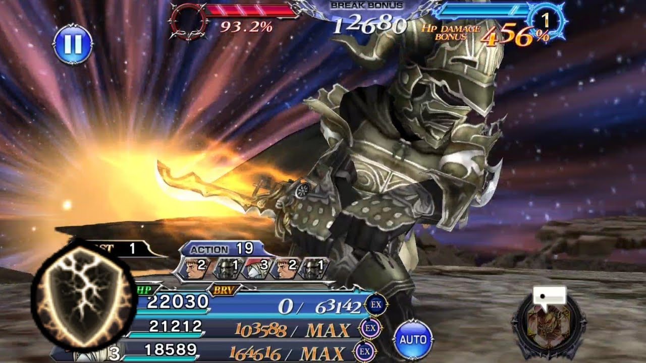 [DFFOO] Gabranth BTFR outside synergy Brv reduction combo with Guy - YouTube