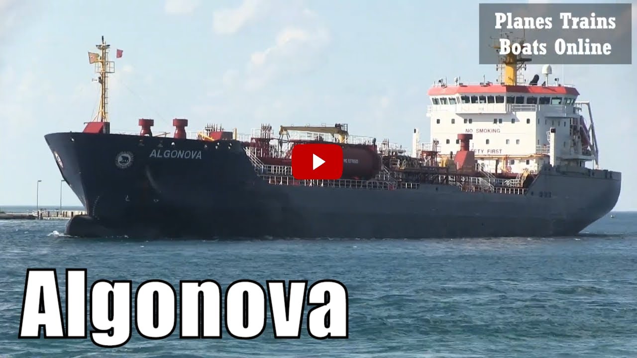 2008 Algonova - 426ft / 130m - Oil Chemical Tanker Under The Bluewater Bridges June 27 2020 ...