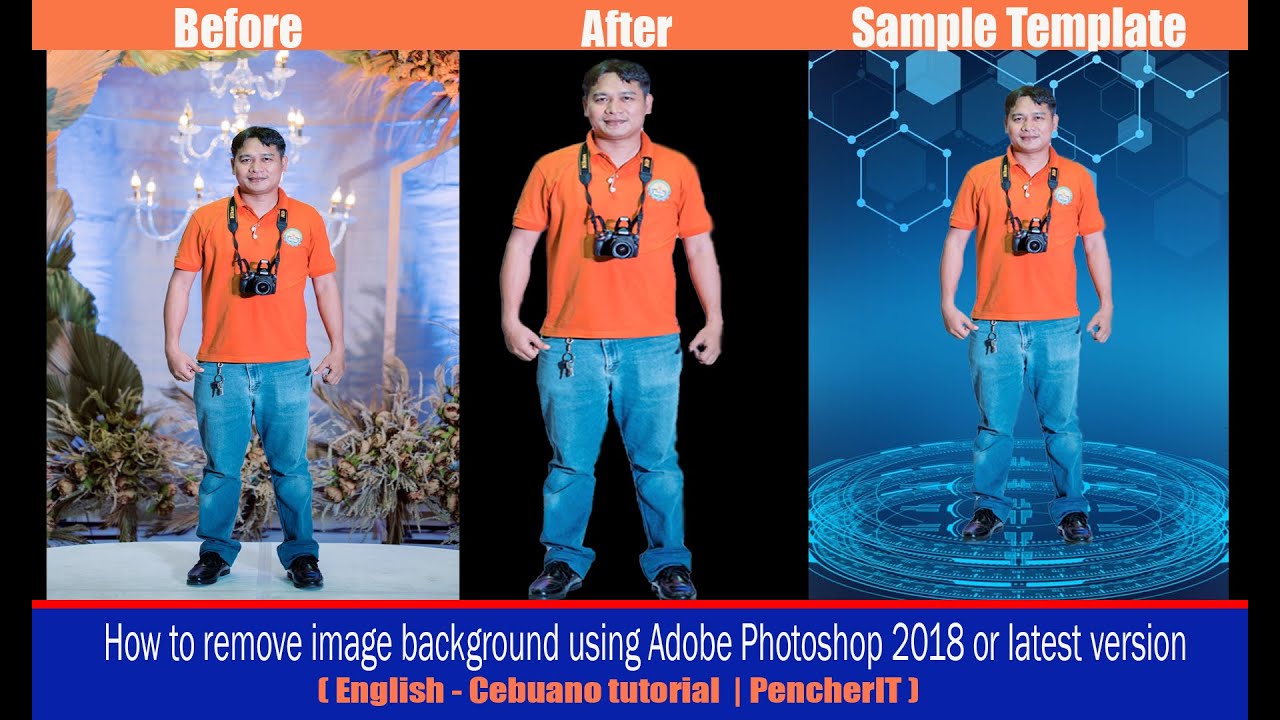 How to remove image background using Adobe Photoshop 2018 tutorial ...