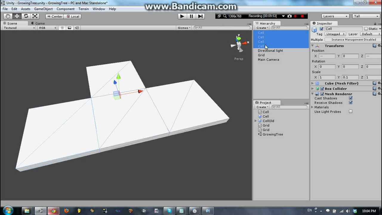 Unity3d C Js Tutorial Growing Tree Algorithm Part 1 Creating Maze 1 Youtube 2120
